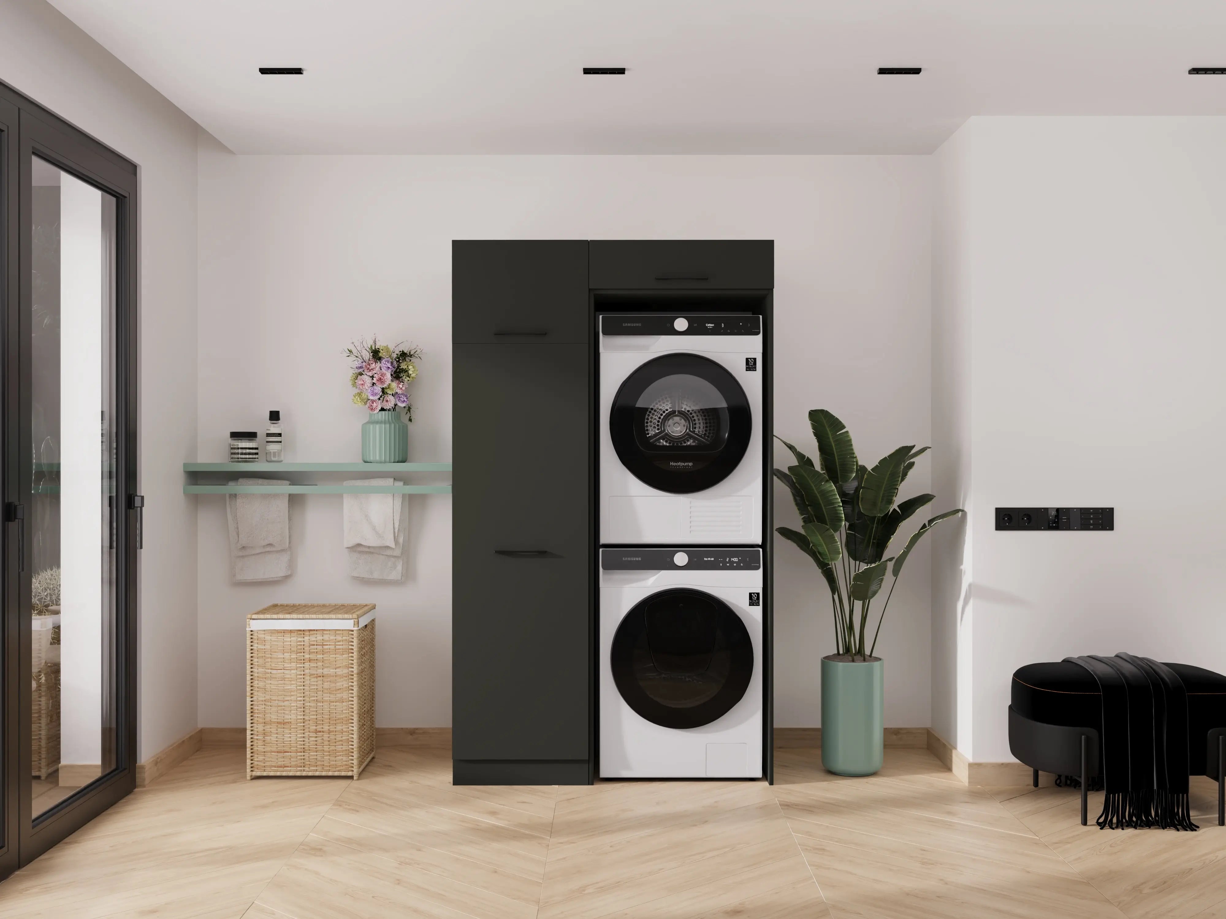 Wasmachine en droger op dezelfde groep: regels en opties – Wasdroom